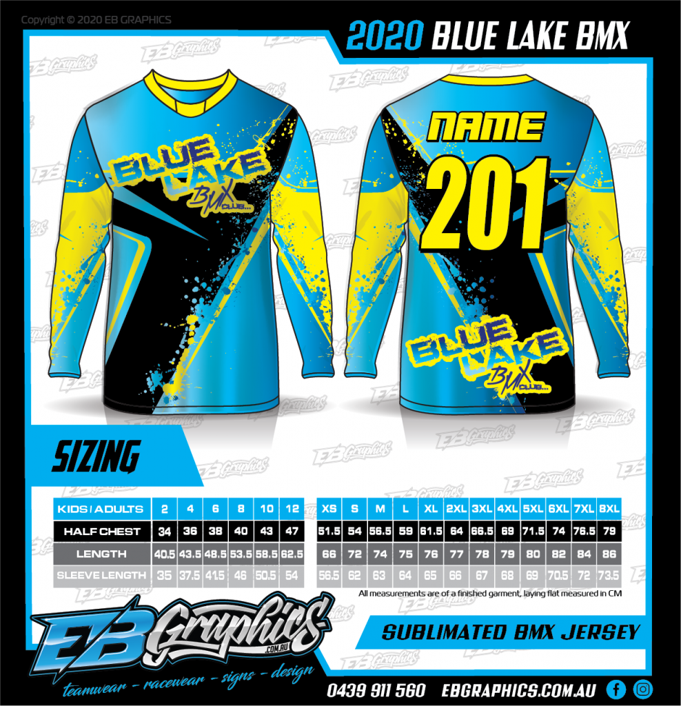 Blue Lake BMX Shop - EB Graphics
