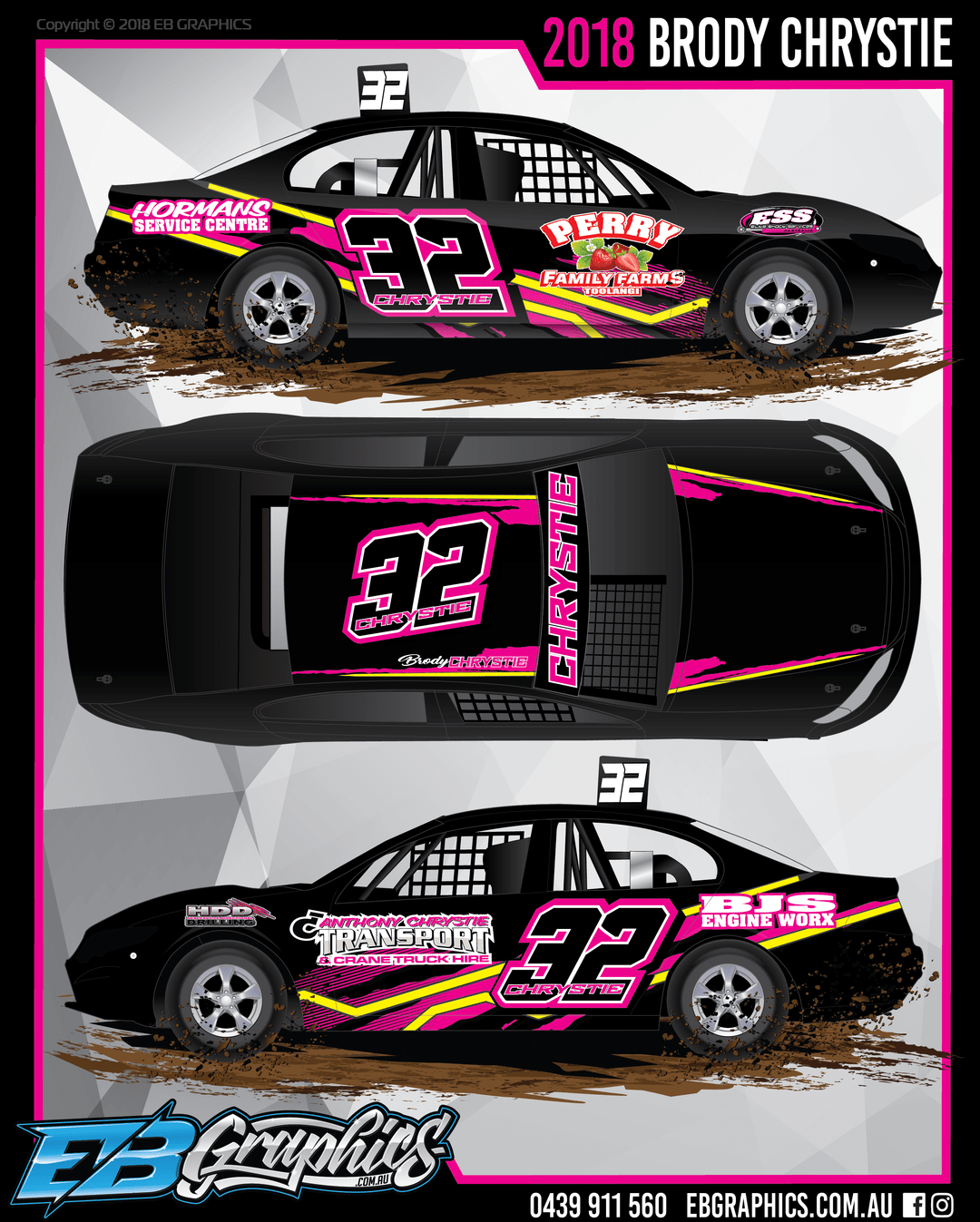 Custom Racecar Wraps | EB Graphics