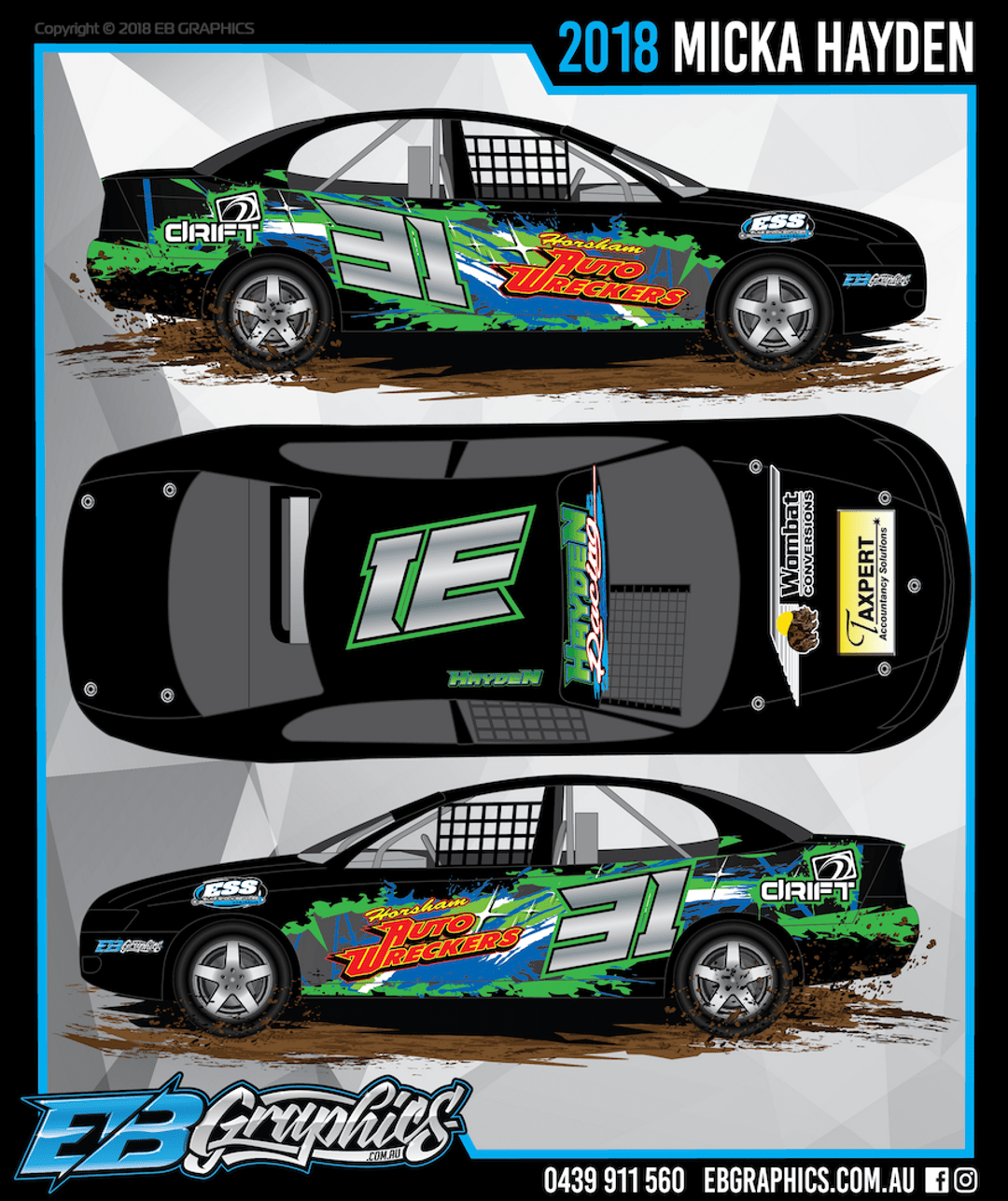 Custom Racecar Wraps | EB Graphics