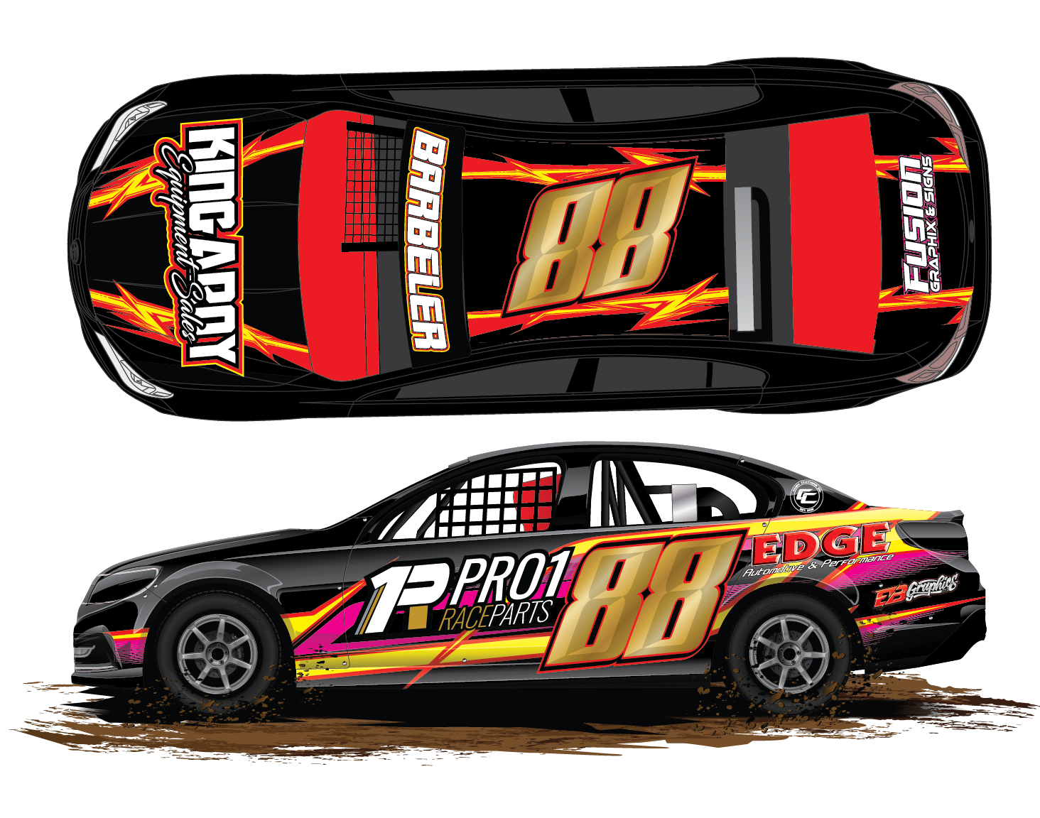 Racecar Wraps | EB Graphics